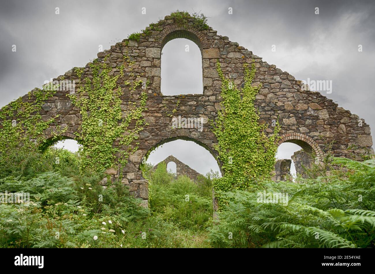 Cornish Mining Heritage, Disused Buildings Stock Photo - Alamy