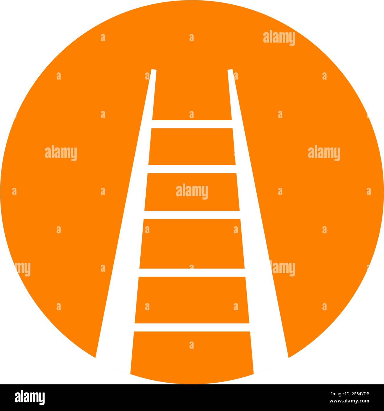 Ladder icon logo symbol design inspiration vector template illustration ...