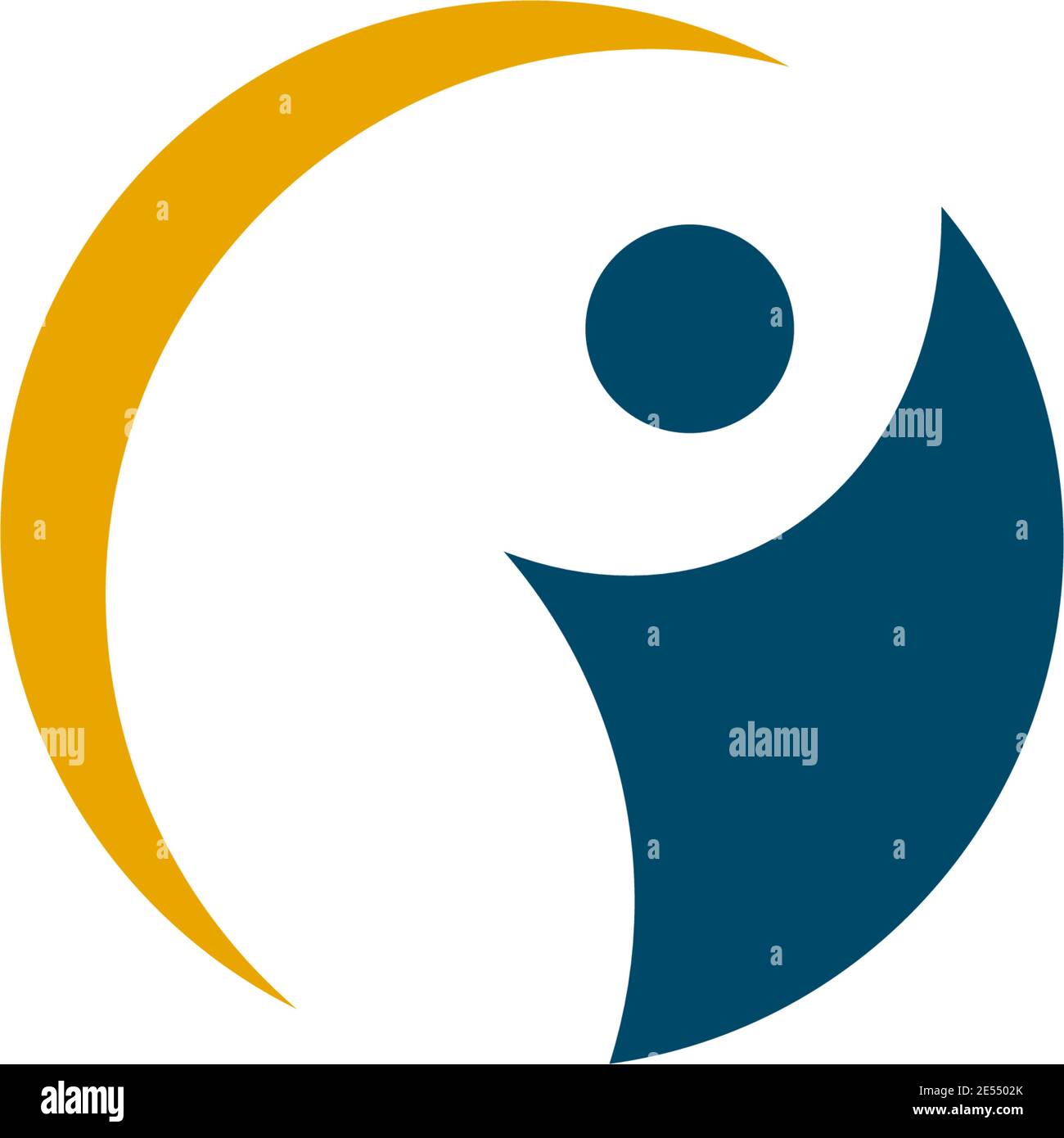 Human character logo design inspiration vector template Stock Vector ...