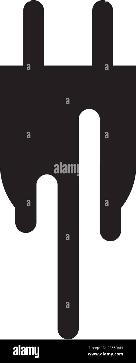 Electric cable plug in logo design inspiration vector template Stock ...