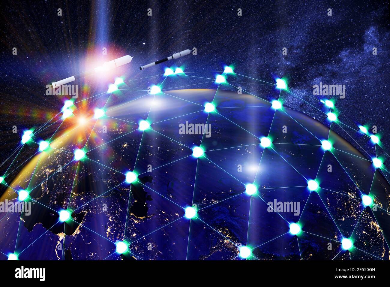 Satellite internet hi-res stock photography and images - Alamy