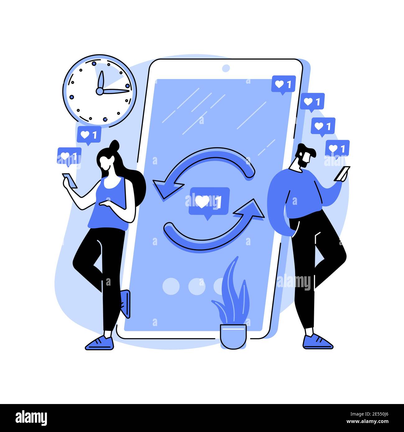 Scrolling notification Stock Vector Images - Alamy