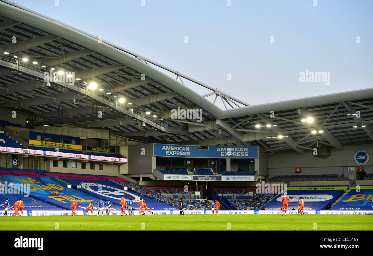 The Emirates FA Cup Fourth Round match between Brighton and Hove Albion ...