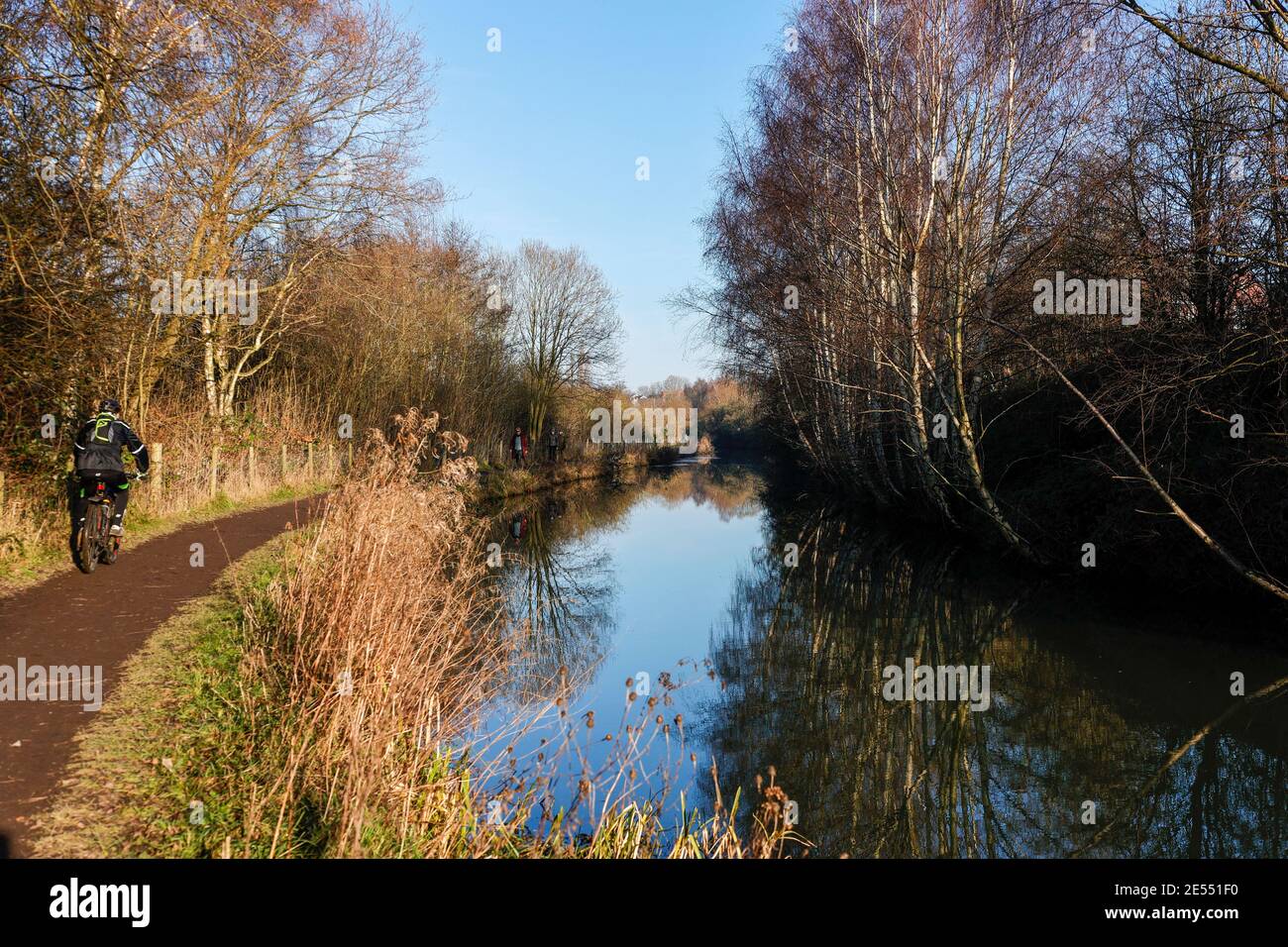 Chesterfield canal Derbyshire England Stock Photo - Alamy