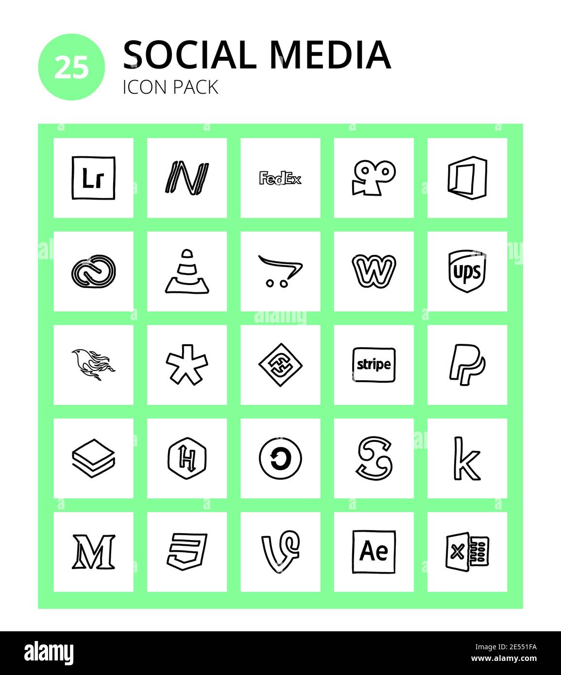 25 Social Signs and Symbols stripe, flight, opencart, fantasy ...