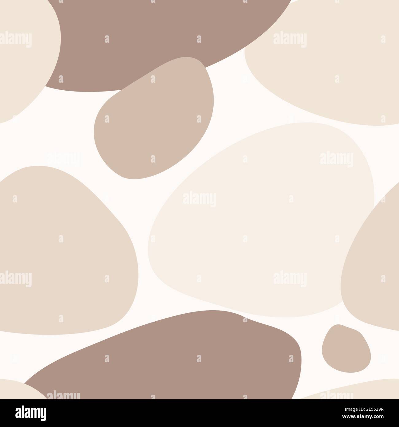 Seamless repeating pattern with organic shapes in soft neutral colors ...
