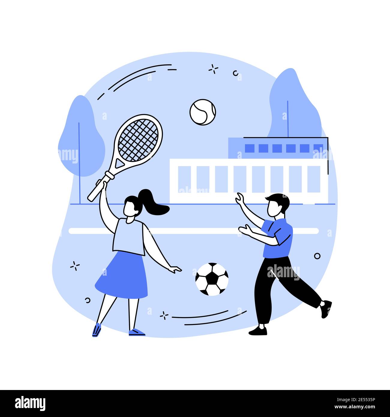 School basketball team flat Cut Out Stock Images & Pictures - Alamy