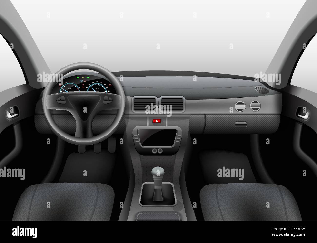 Seat dash dashboard Stock Vector Images - Alamy
