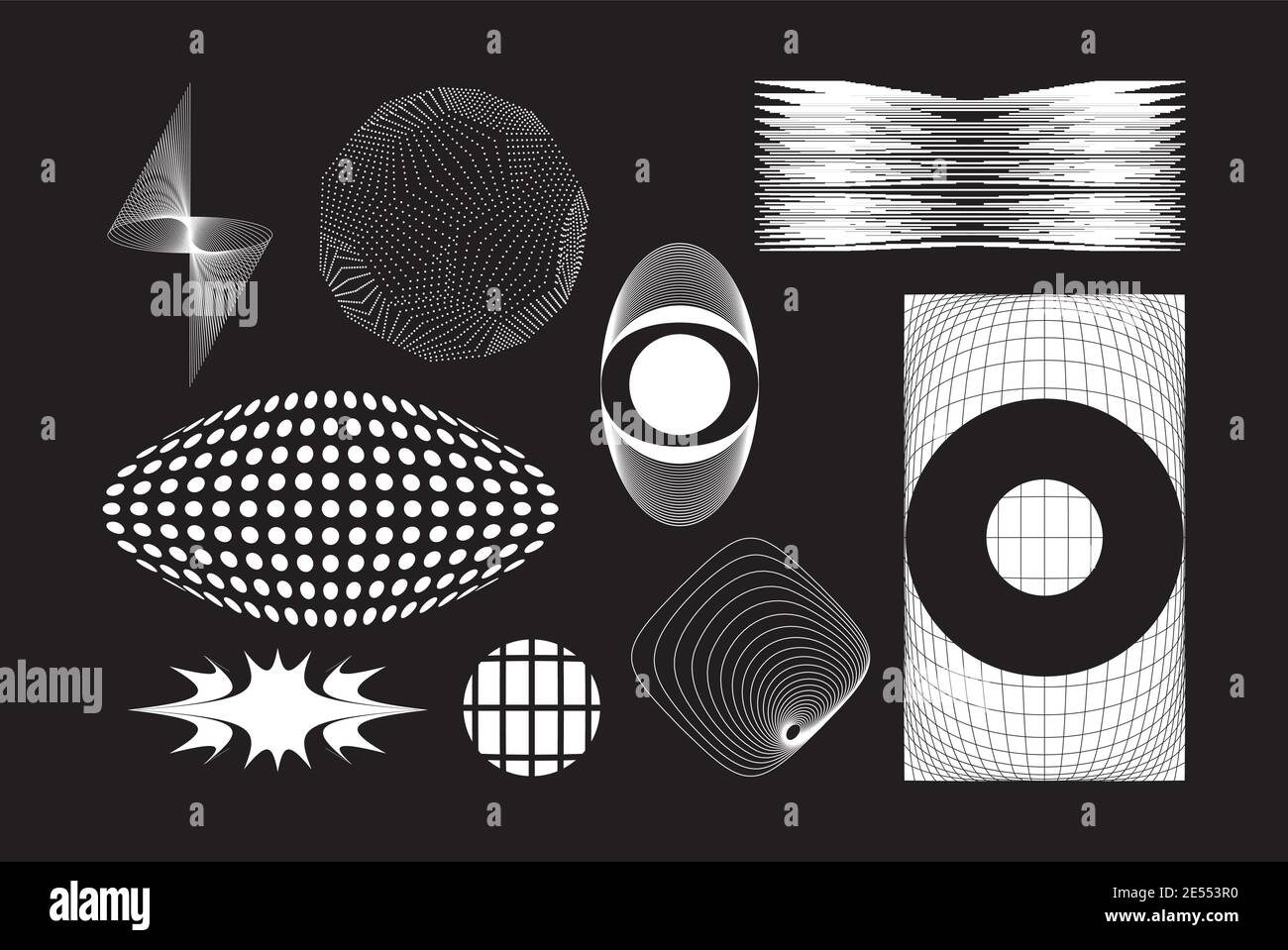 The reimagined design of 80-90s, retro-futurism, brutalist style. New ...