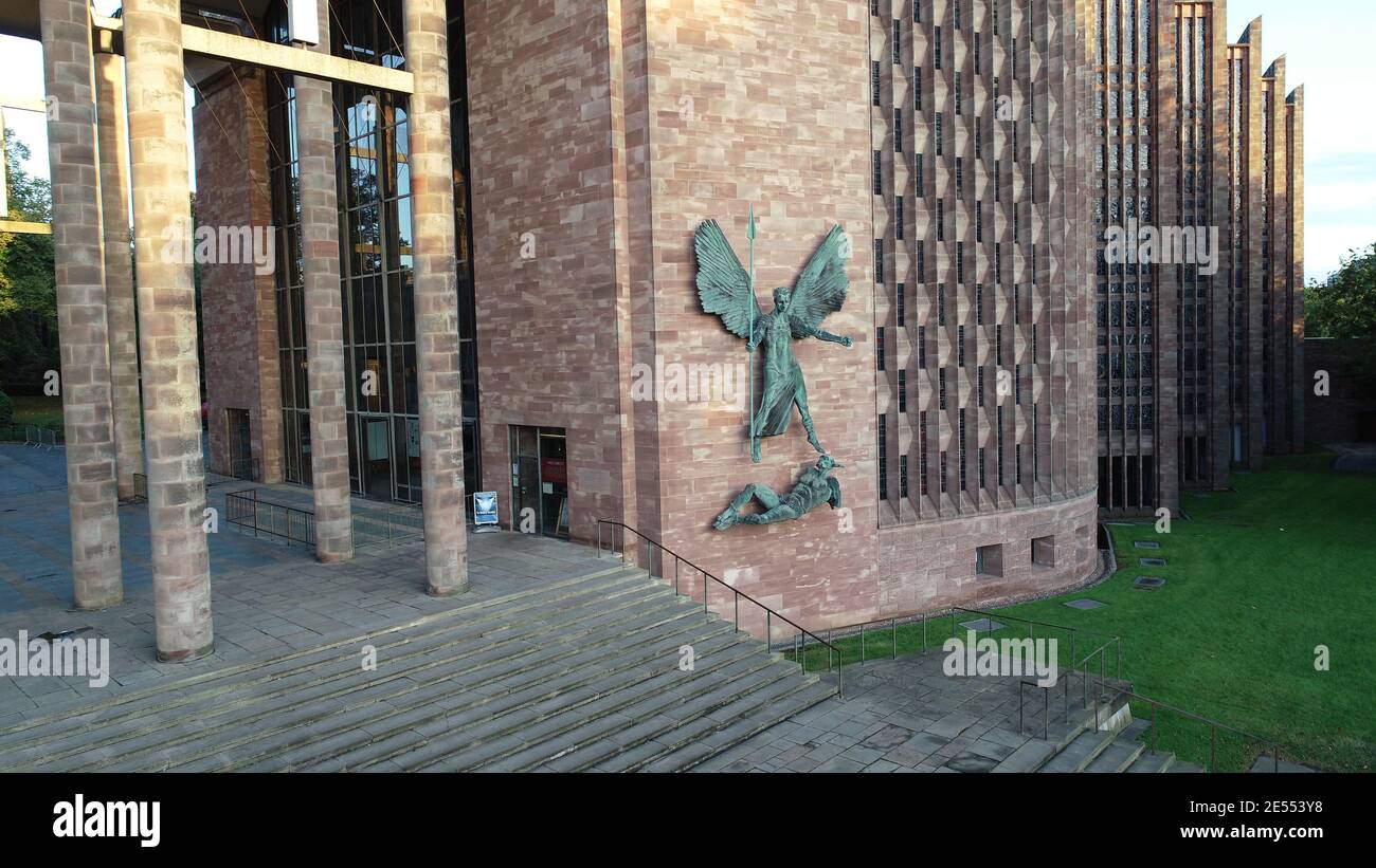 Coventry cathedral angel hi-res stock photography and images - Alamy