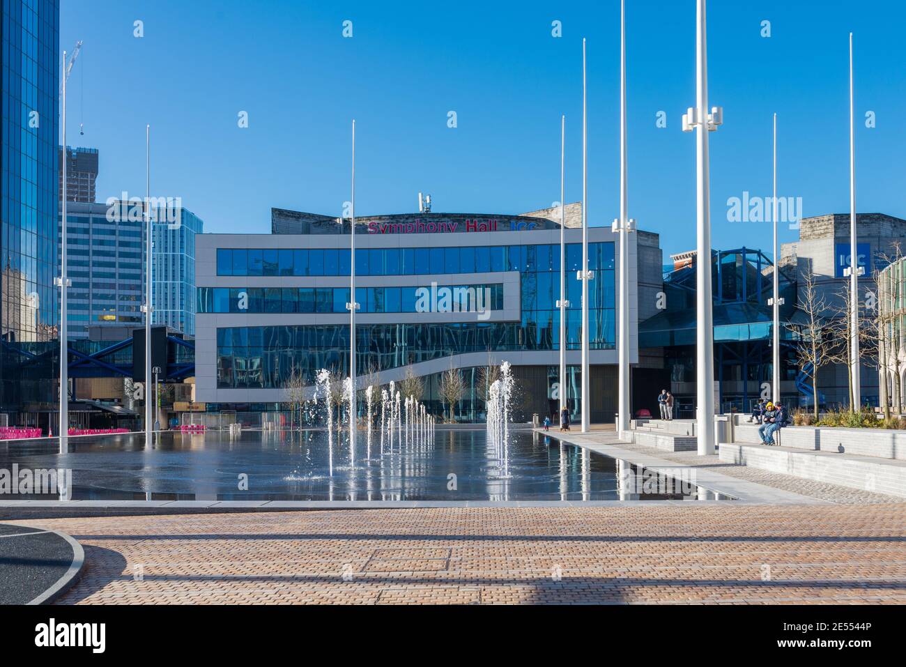 Renowned concert hall Symphony Hall in Centenary Square, Birmingham has ...