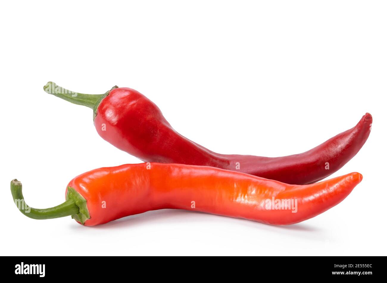 red hot pepper on white background with soft shadow Stock Photo - Alamy