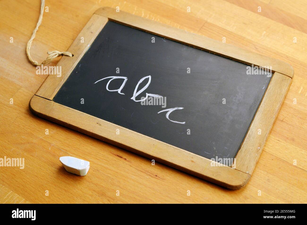Child blackboard abc hi-res stock photography and images - Alamy