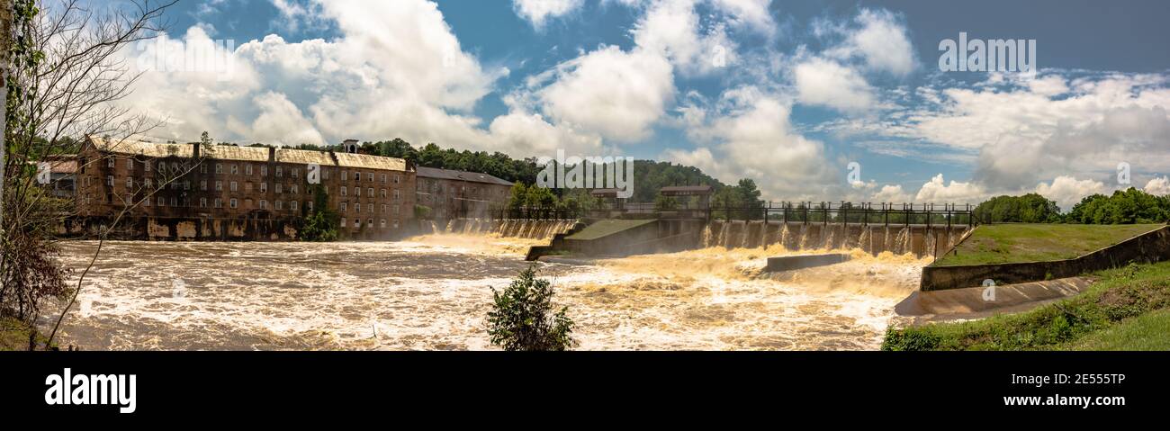 Prattville, Alabama, USA - June 18, 2017: A panoramic view of the ...