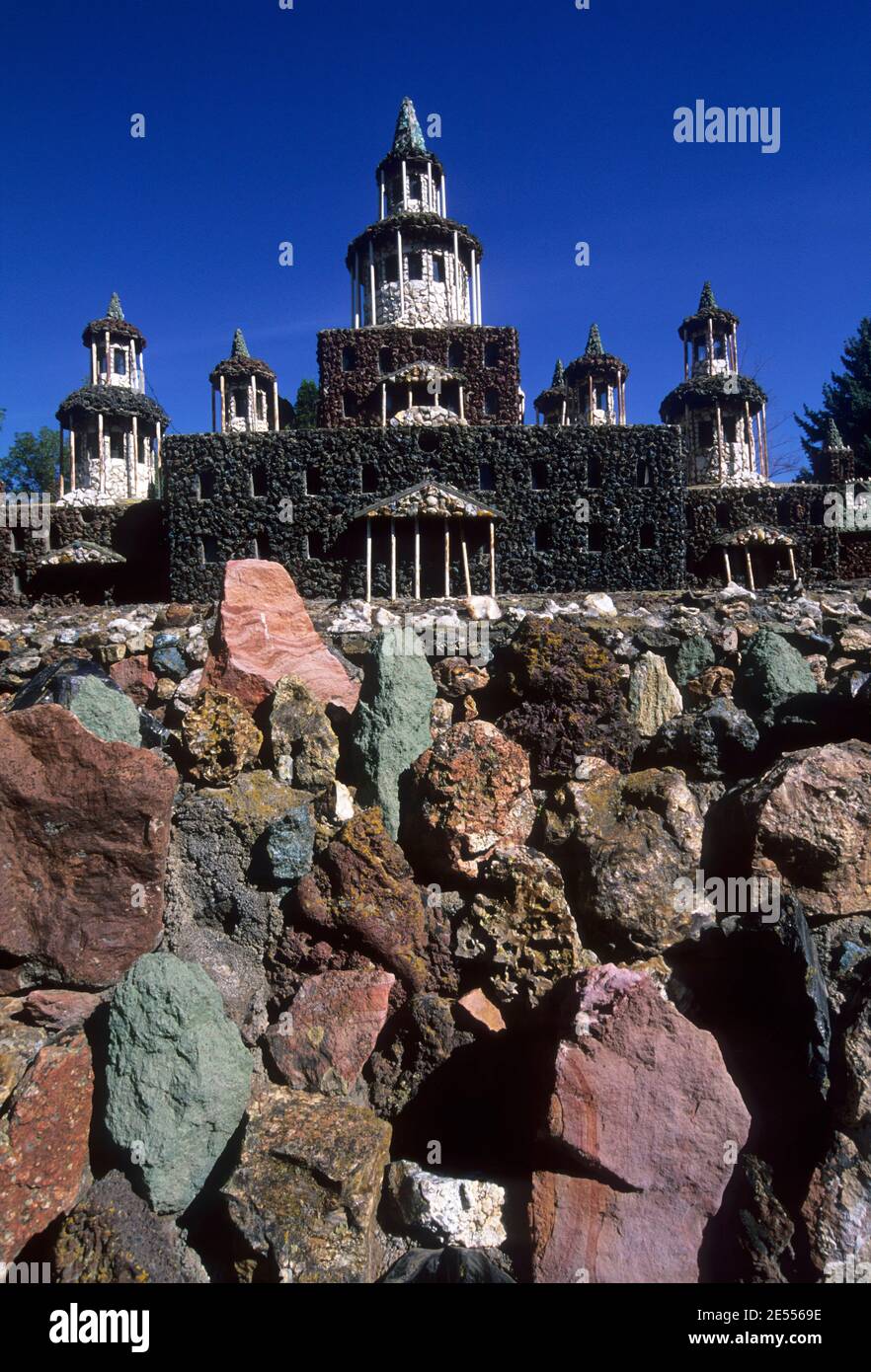 Petersen Rock Garden, Deschutes County, Oregon Stock Photo - Alamy