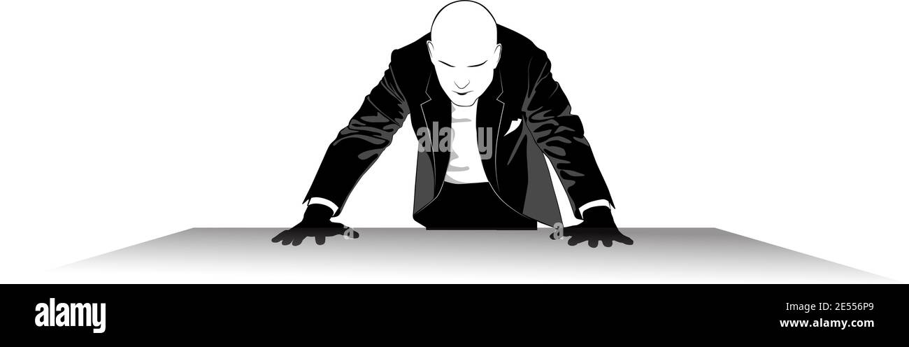 Man bending over Stock Vector Images - Alamy