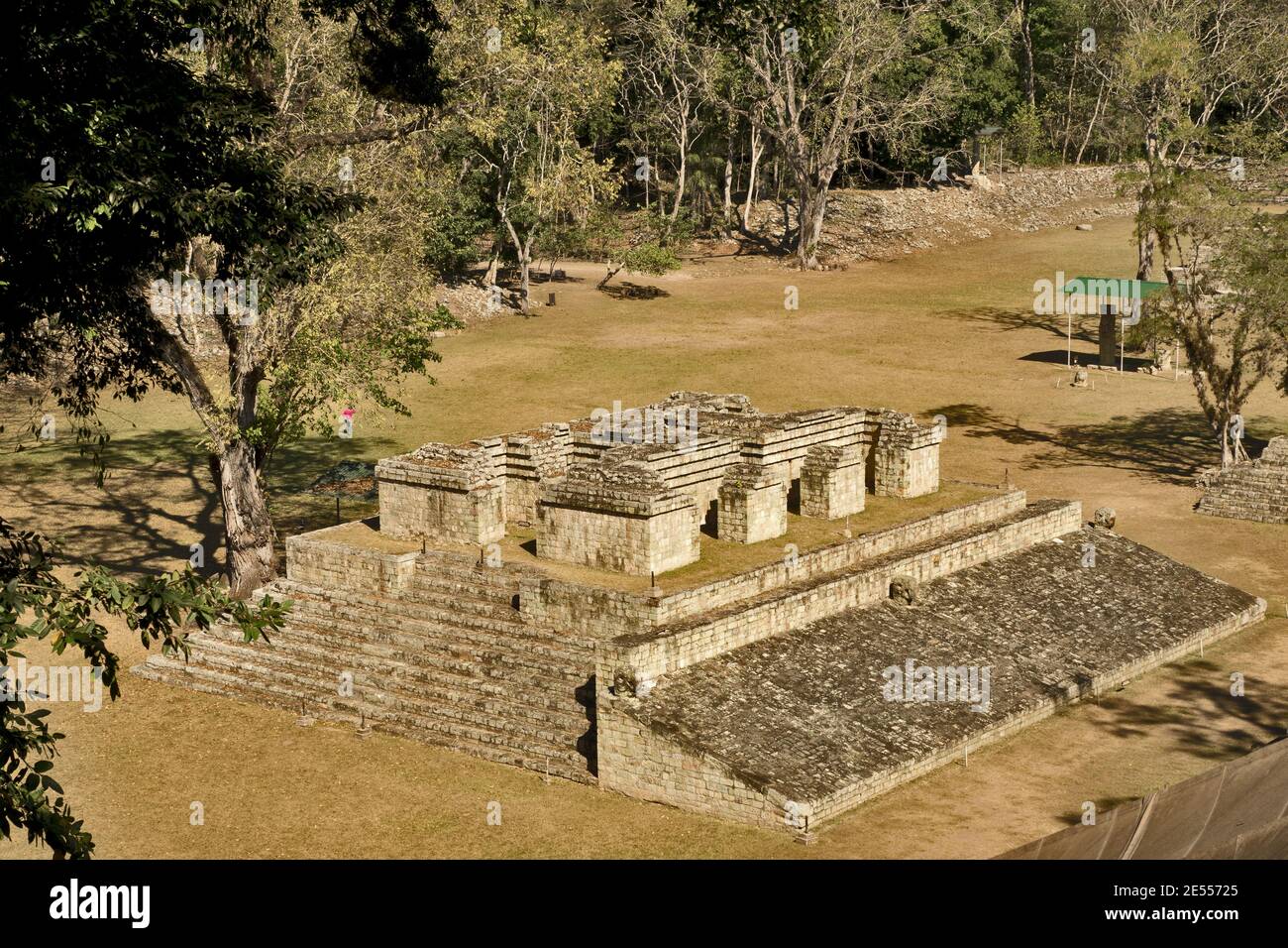 Copan, Honduras, Central America: The West Court of Copan. Copan is an ...