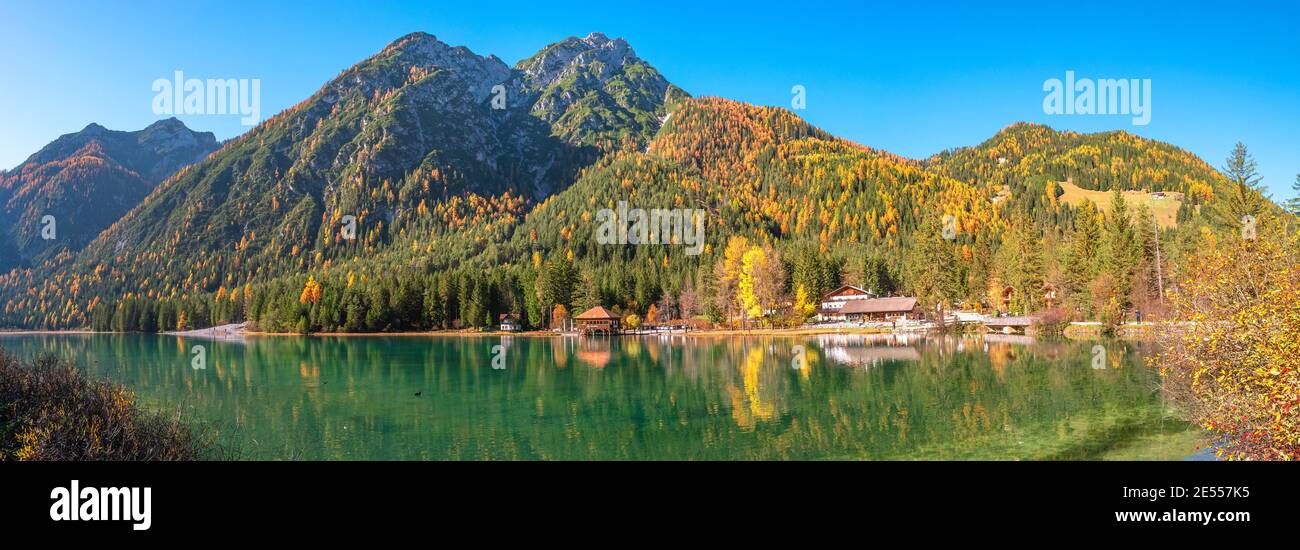 Toblacher lake hi-res stock photography and images - Alamy