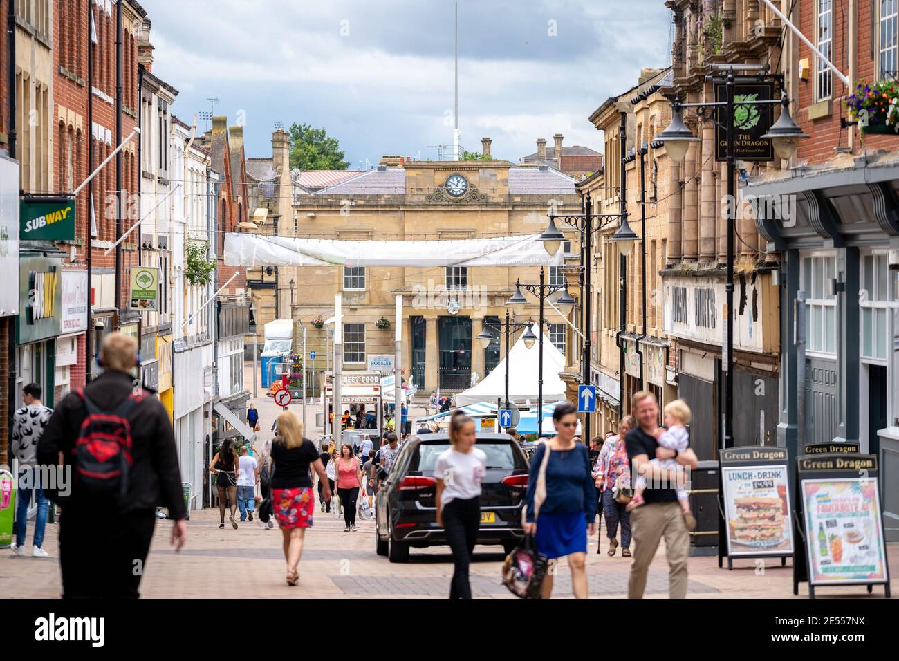 Mansfield market place hi-res stock photography and images - Alamy