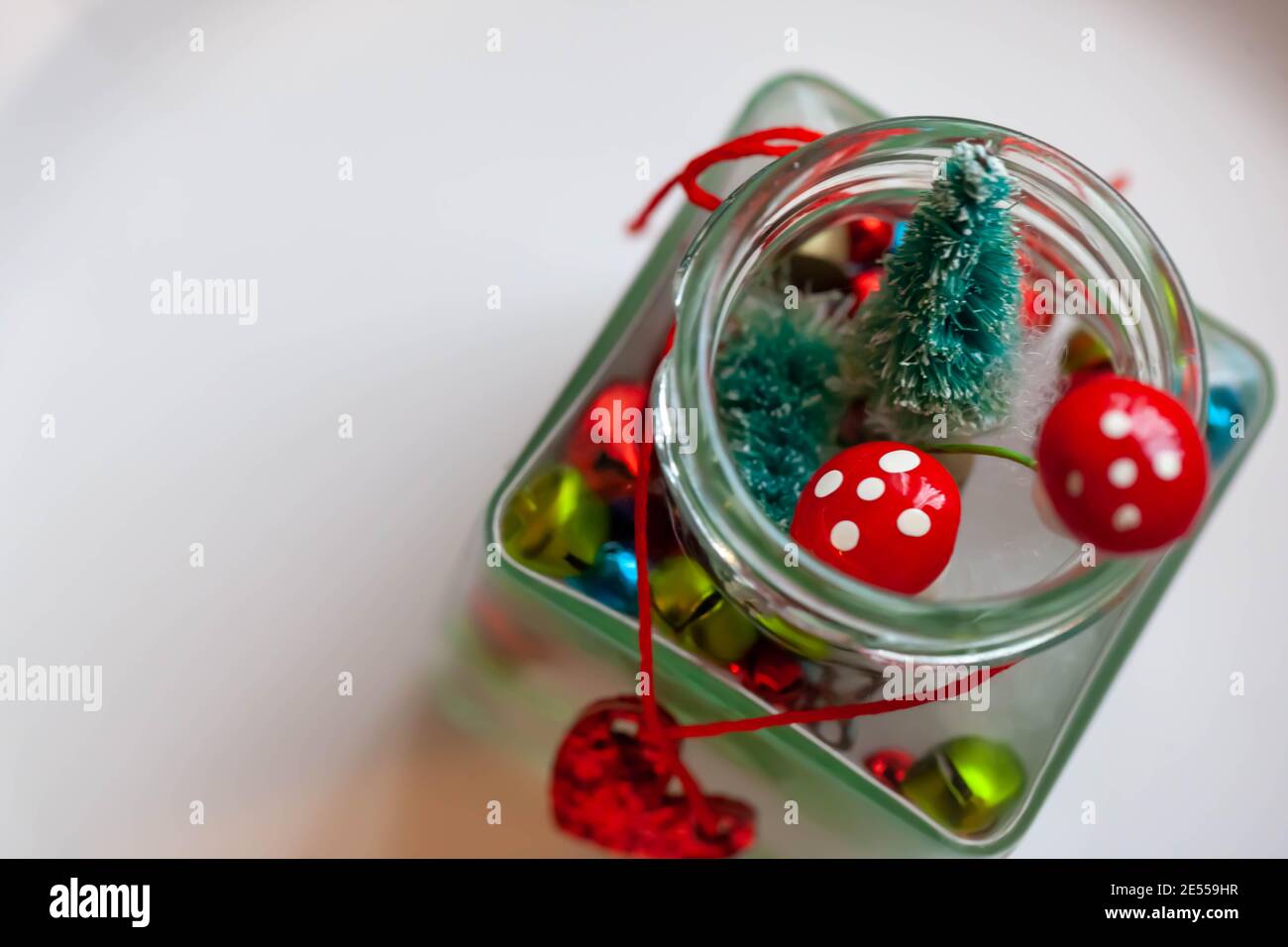 Concepts Creativity / Objects & Still life - View of an angled Jar ...