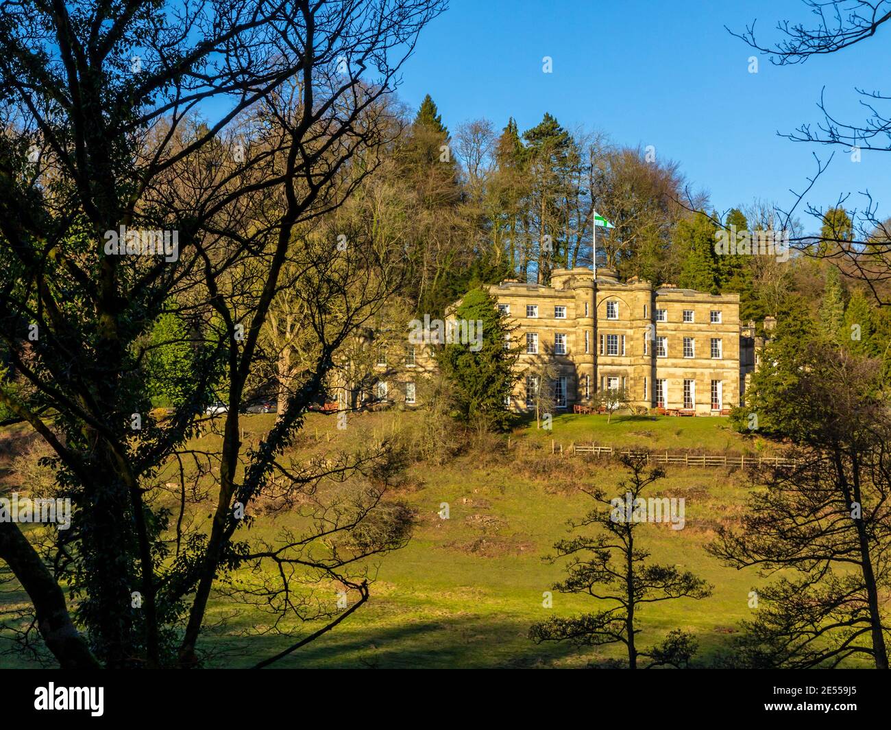 Willersley Castle a late eighteenth century Classical style castellated ...