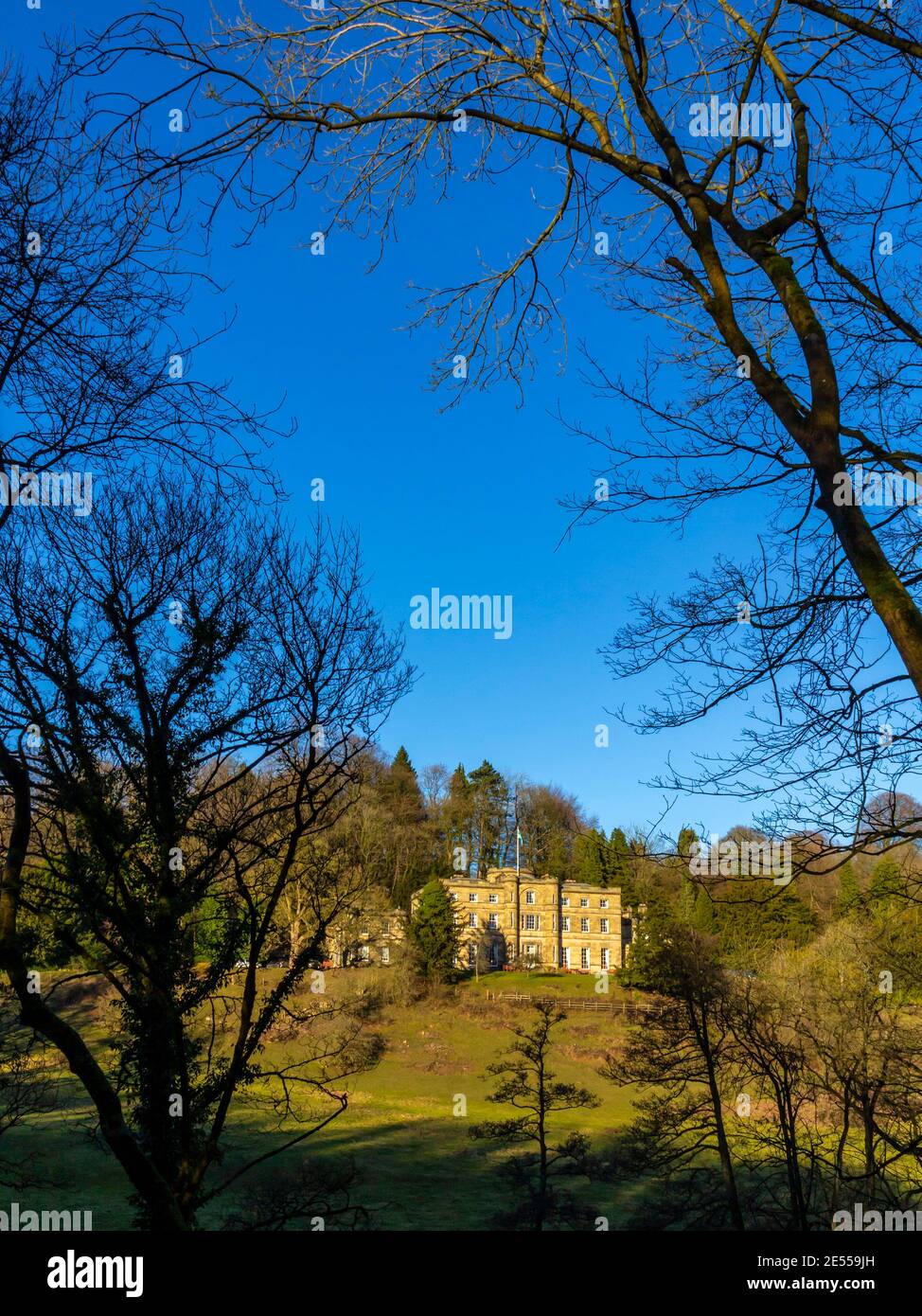 Willersley Castle a late eighteenth century Classical style castellated ...