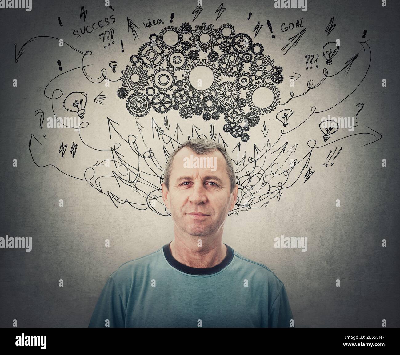 Adult brain concept hi-res stock photography and images - Alamy