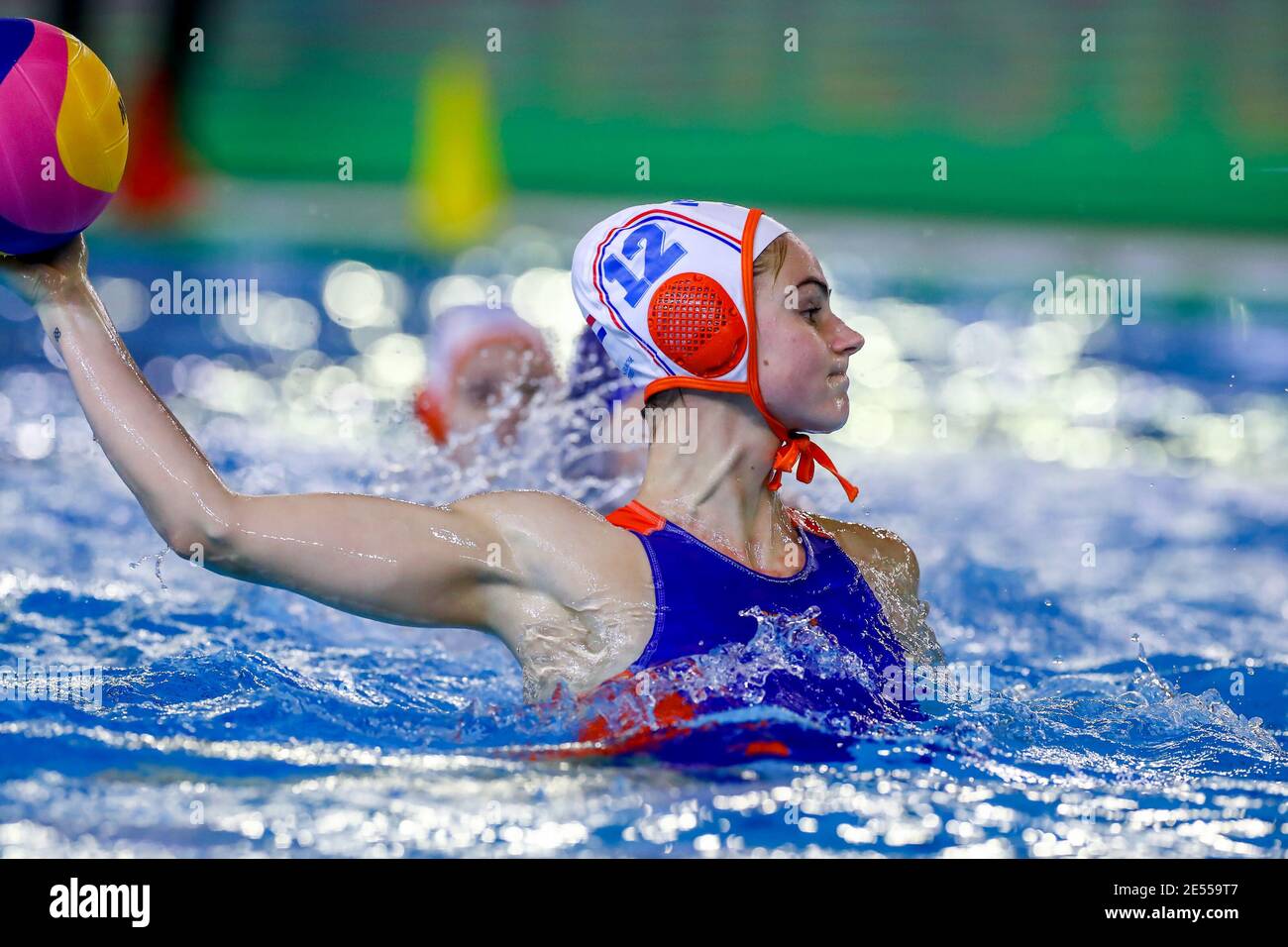 TRIESTE, ITALY - JANUARY 24: Brigitte Sleeking of Netherlands during ...