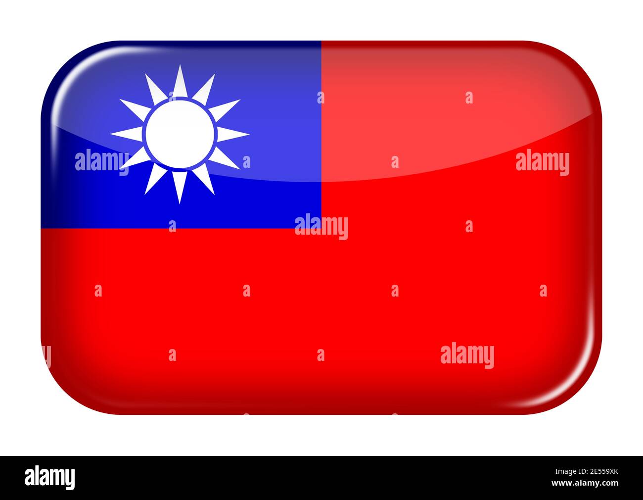 Taiwan flag round hi-res stock photography and images - Alamy