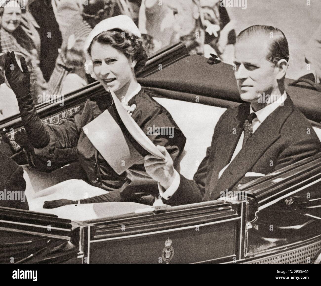 1952 Queen Elizabeth Coronation High Resolution Stock Photography and ...