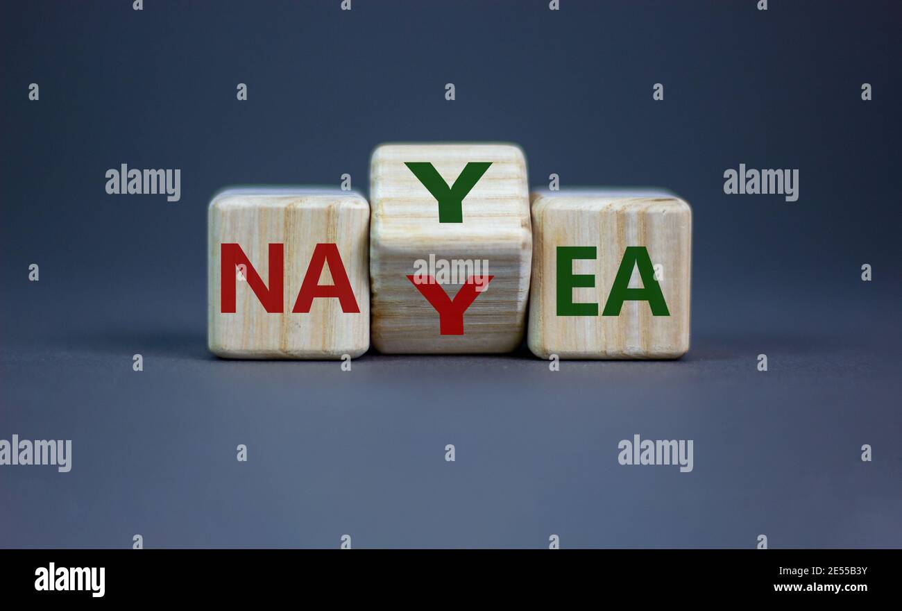 Yea or nay symbol. Turned a cube, changed the word 'nay' to 'yea ...