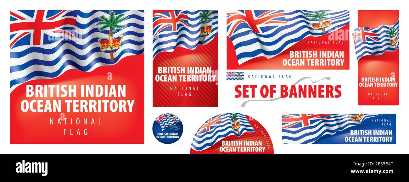 National flag british indian ocean territory Stock Vector Images - Alamy