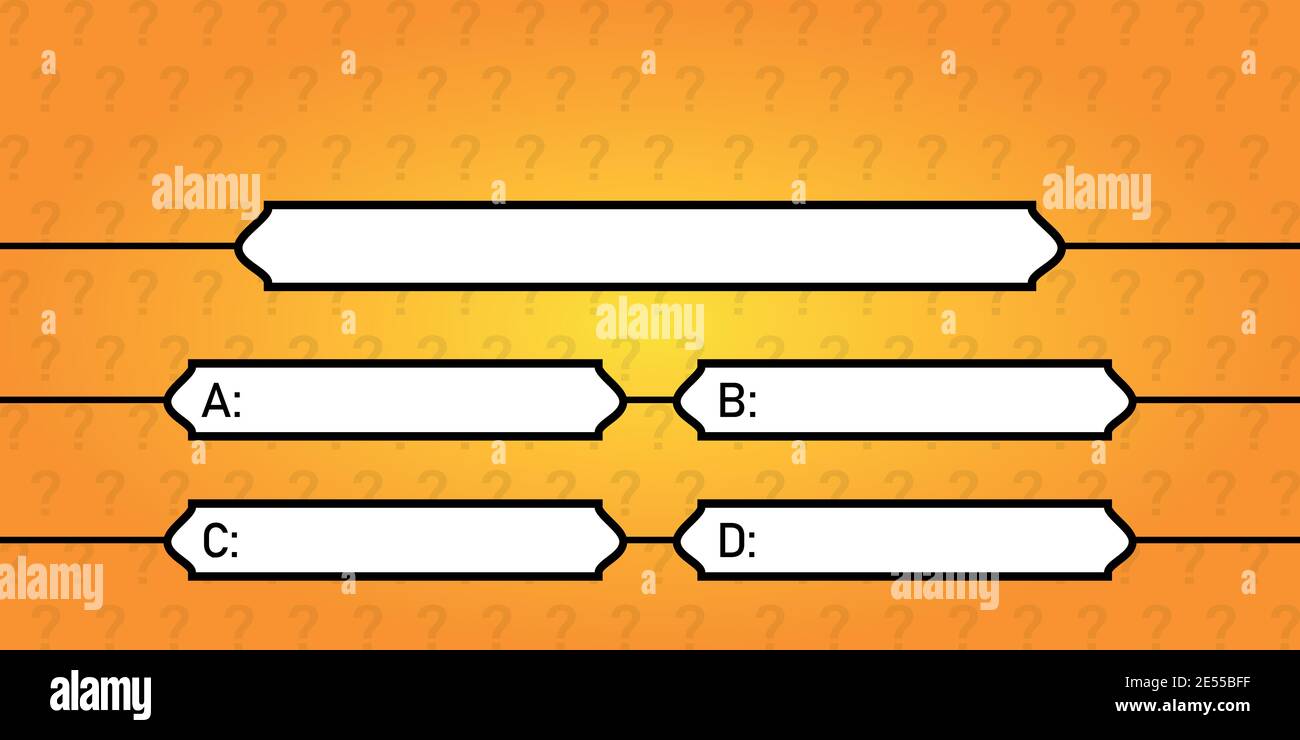 Quiz game vector illustration. Test, exam, answer, education, learning ...