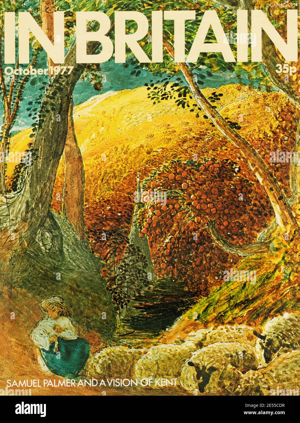 Frontpage of "In Britain" Magazine, England, 1977 Stock Photo - Alamy