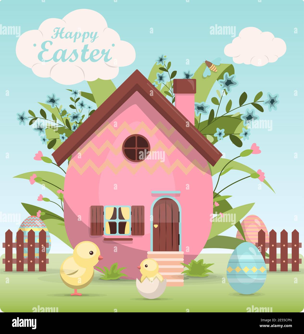Easter banner clipart Stock Vector Images - Alamy