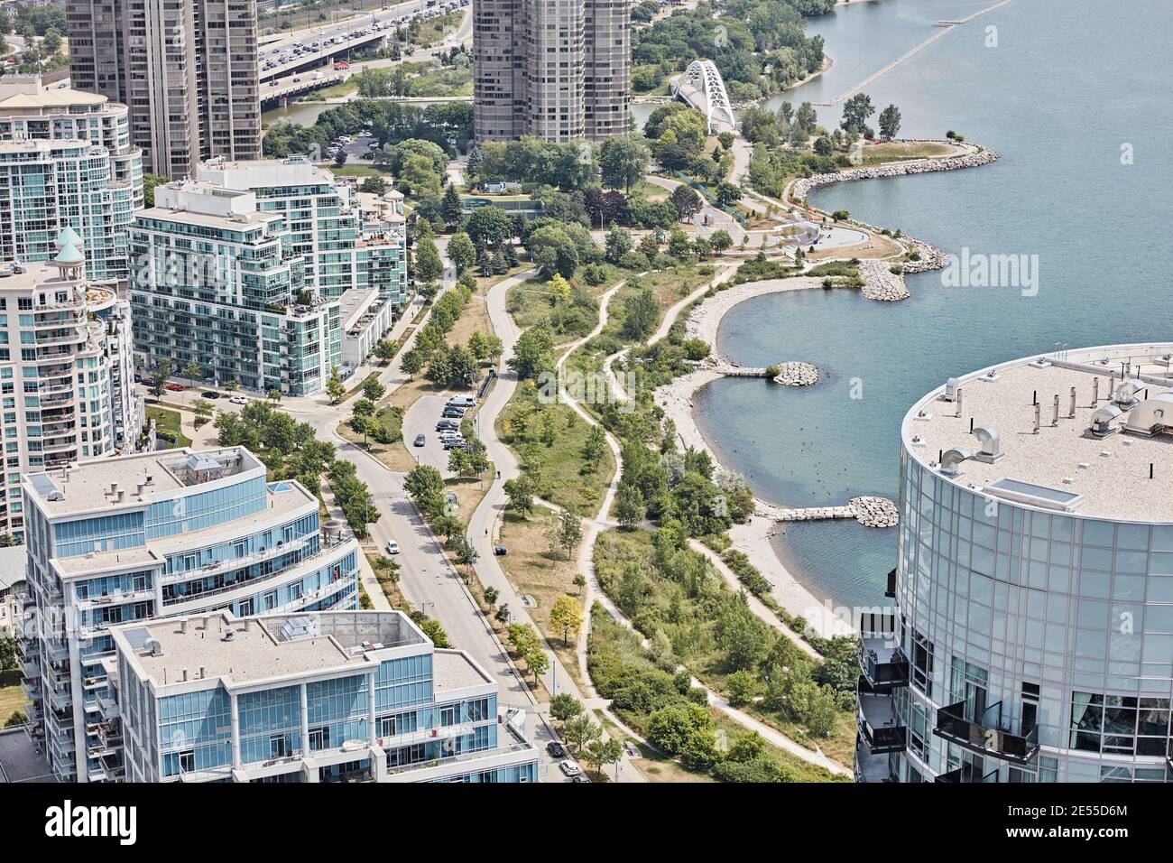 Toronto waterfront luxury condominiums Stock Photo - Alamy