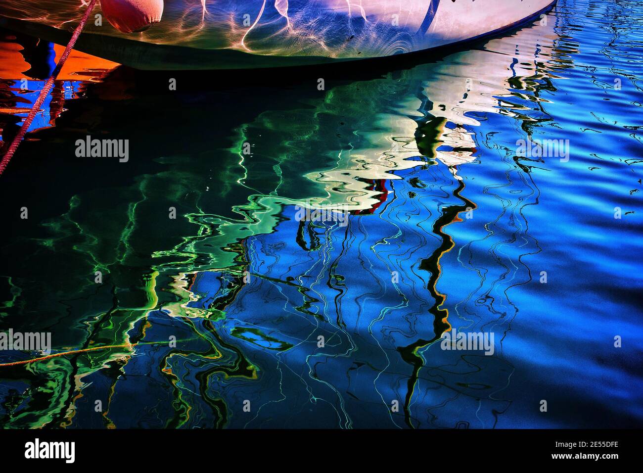 Blue reflection reflexion hi-res stock photography and images - Alamy