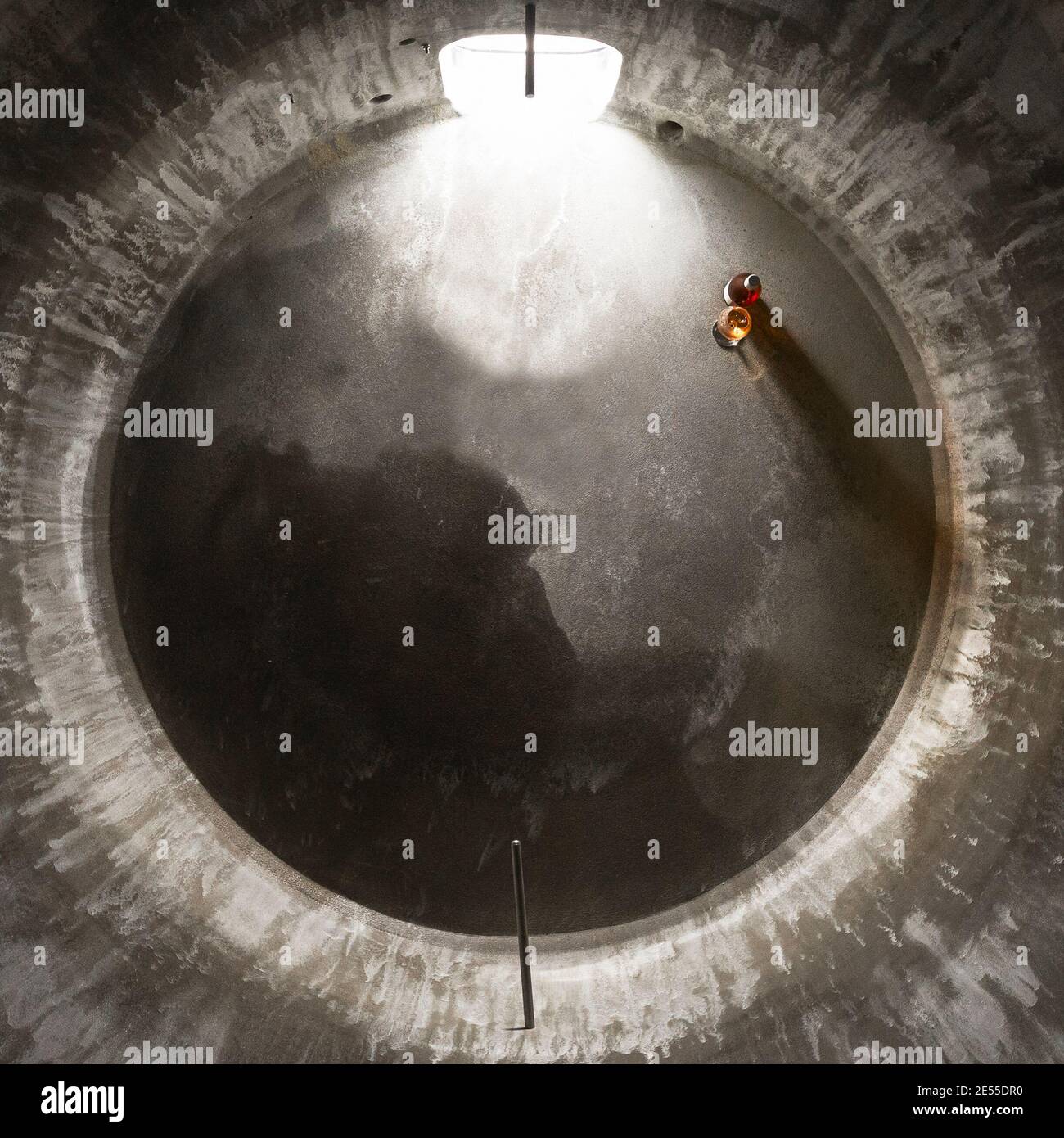 Concrete barrel hi-res stock photography and images - Alamy