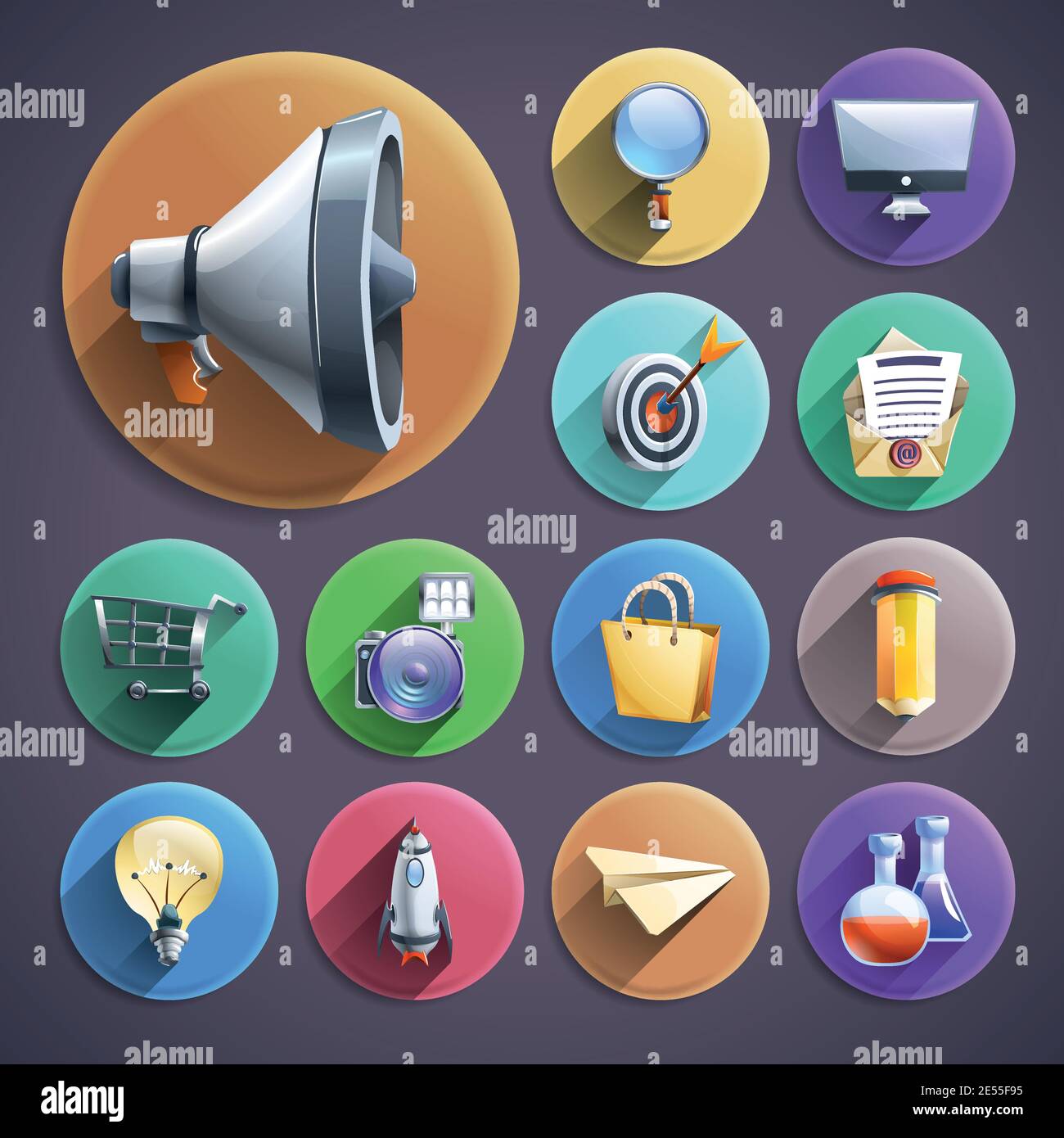 Successful business innovative digital marketing concept principles ...