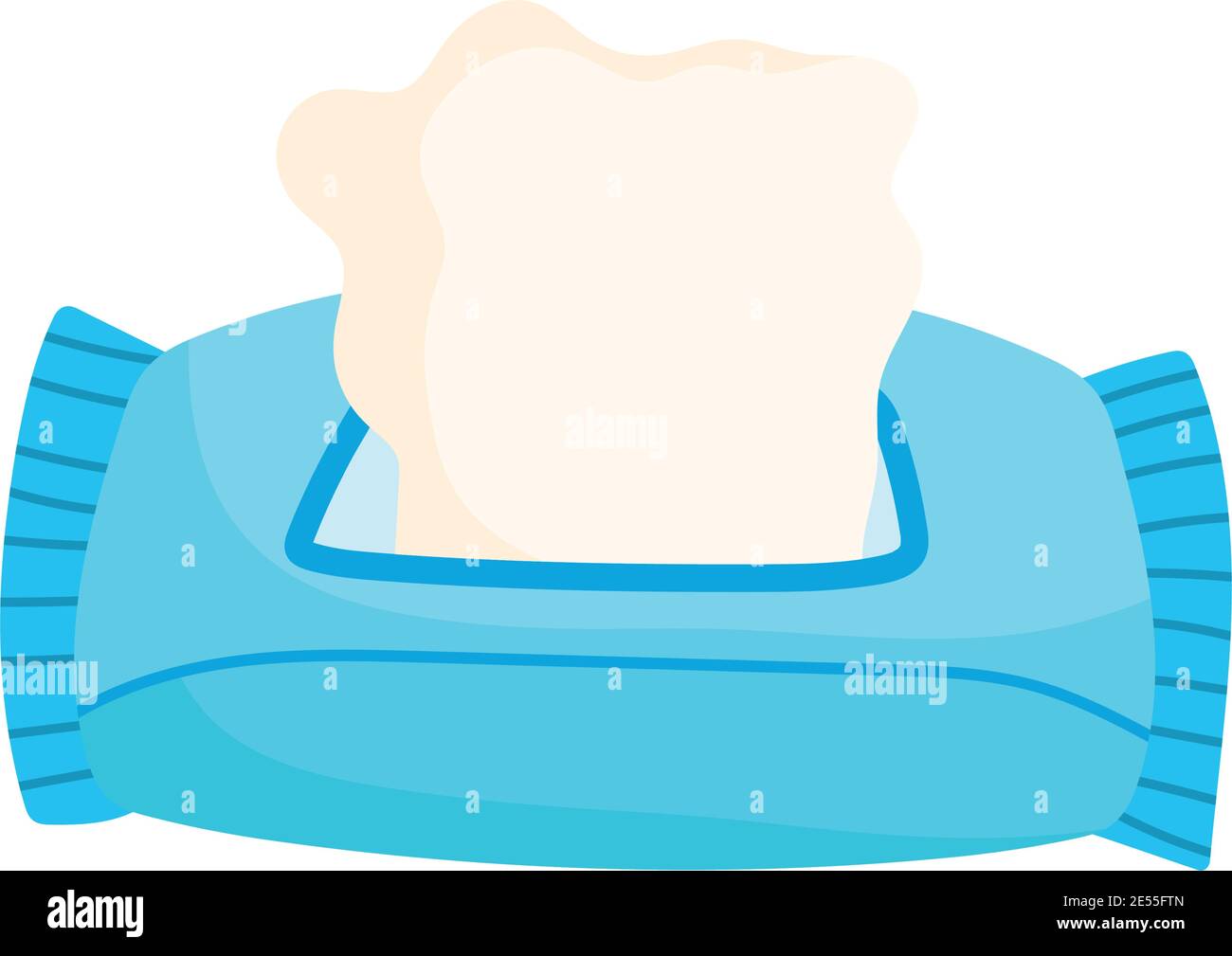 tissue paper in pack icon isolated style white background vector ...