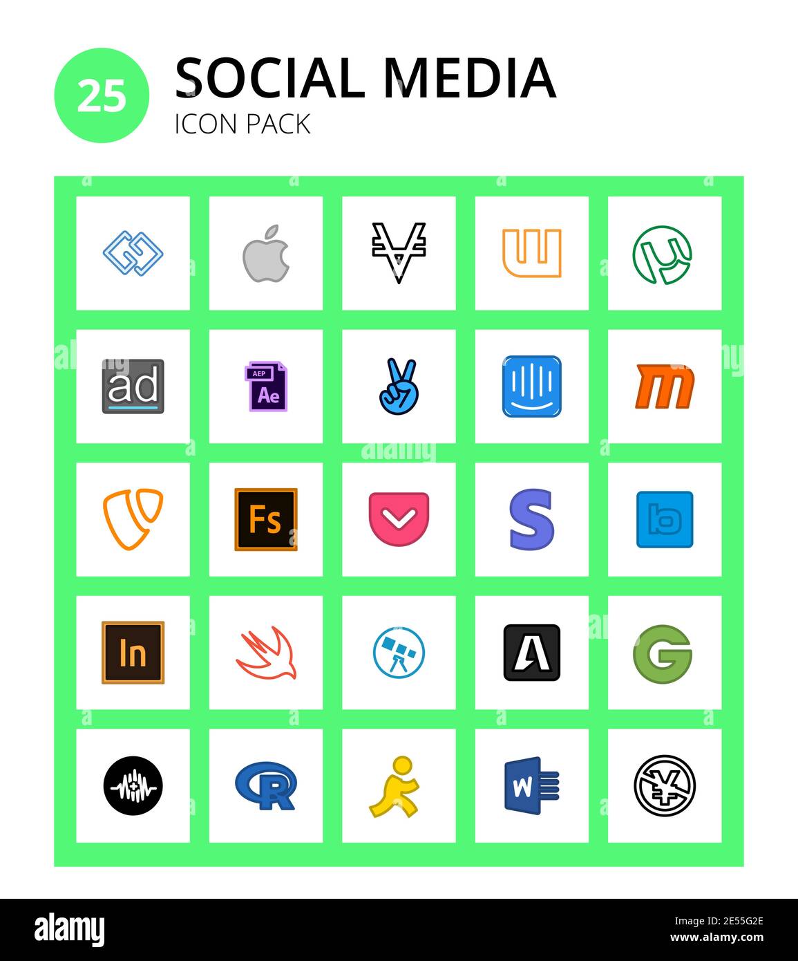 After effects logo hi-res stock photography and images - Alamy