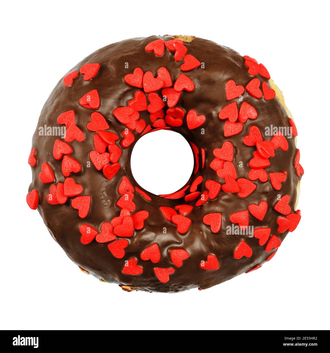 Red heart shape donut valentine hi-res stock photography and images - Alamy