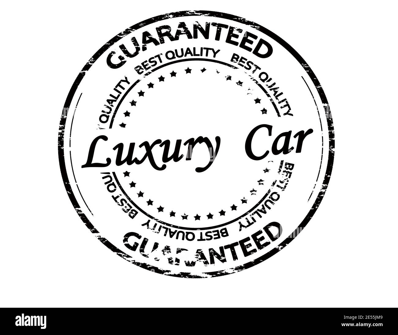 Rubber stamp with text luxury car inside, vector illustration Stock ...