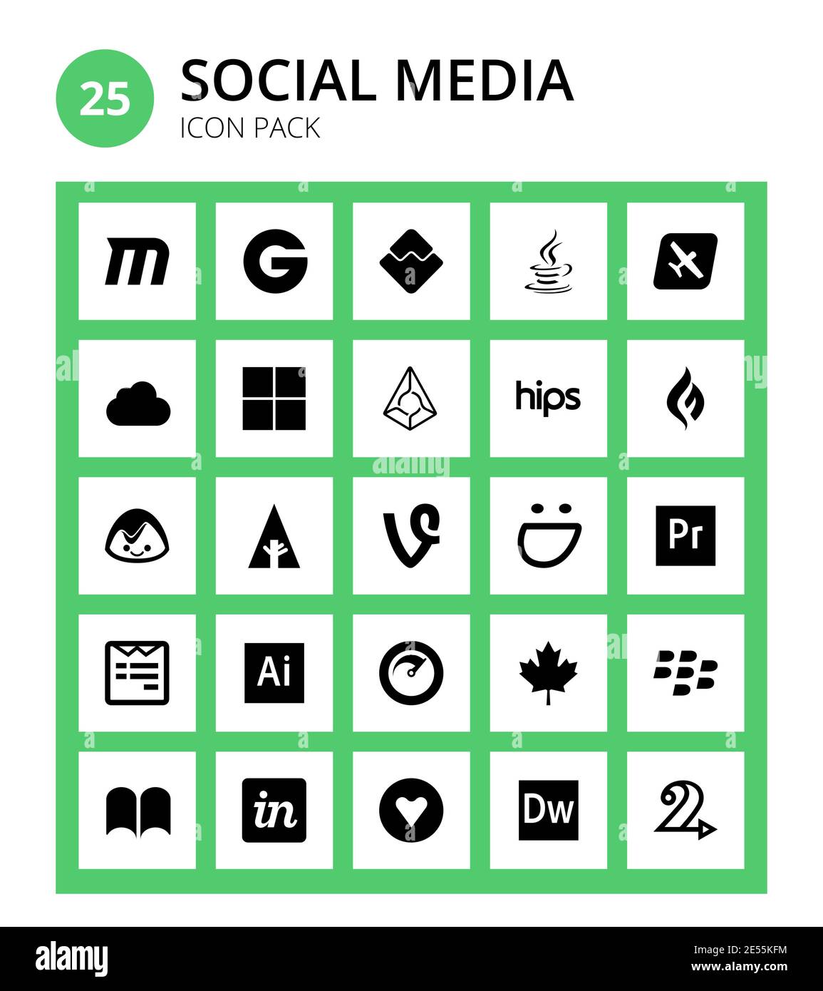 Social Media Icons Vine