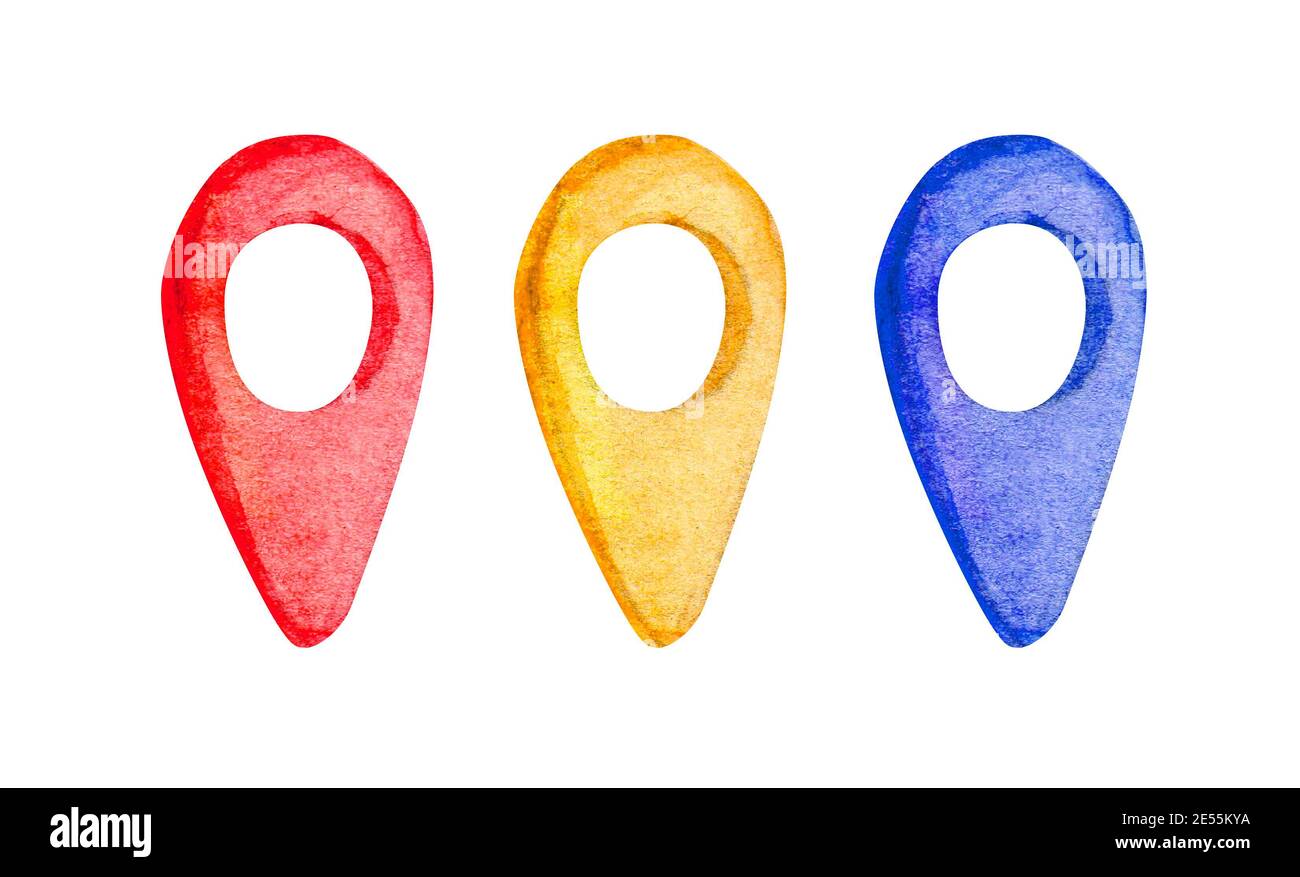 Location pin symbol hi-res stock photography and images - Alamy