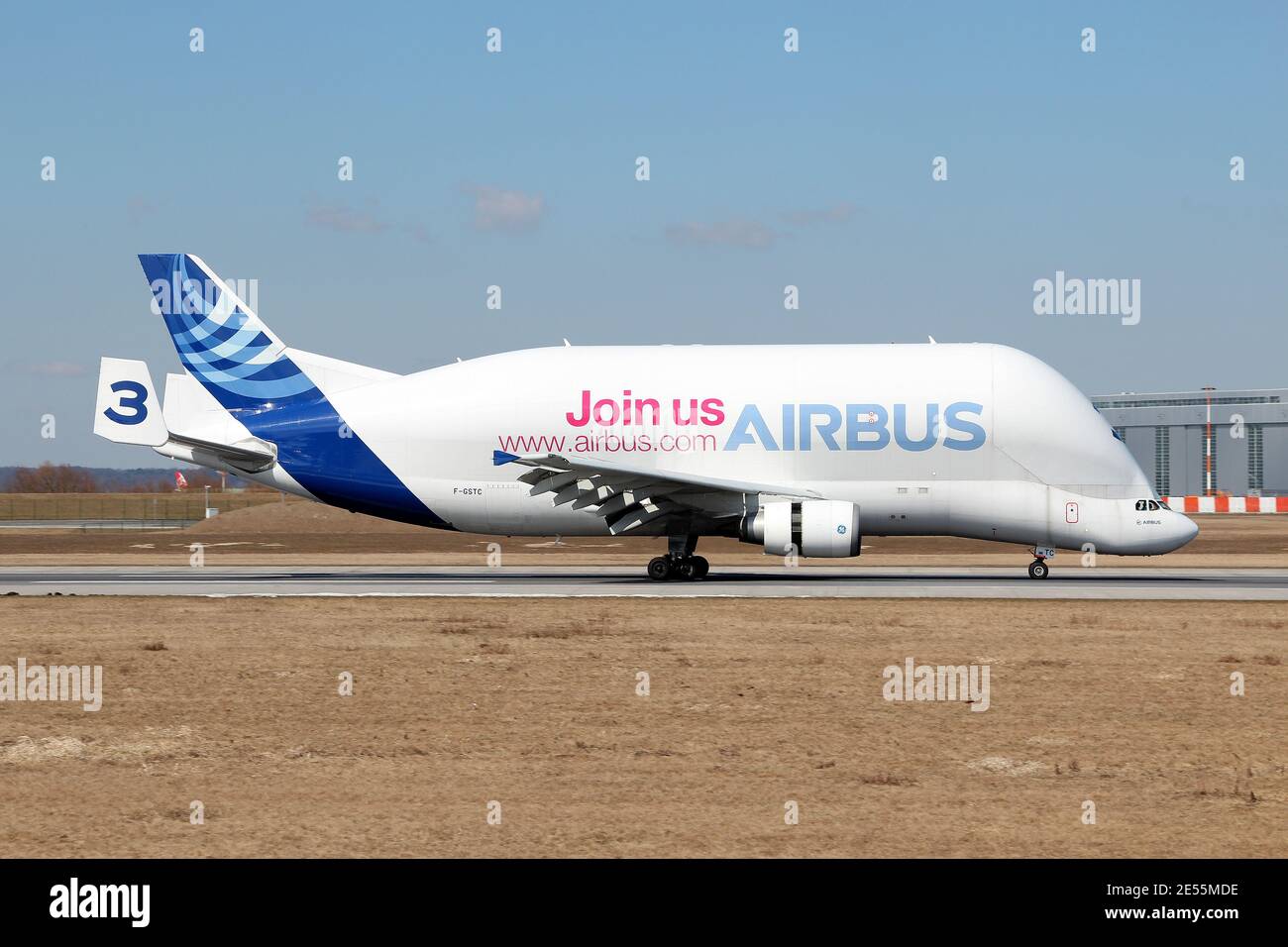 Airbus A300-600ST Beluga with registration F-GSTC at Hamburg ...