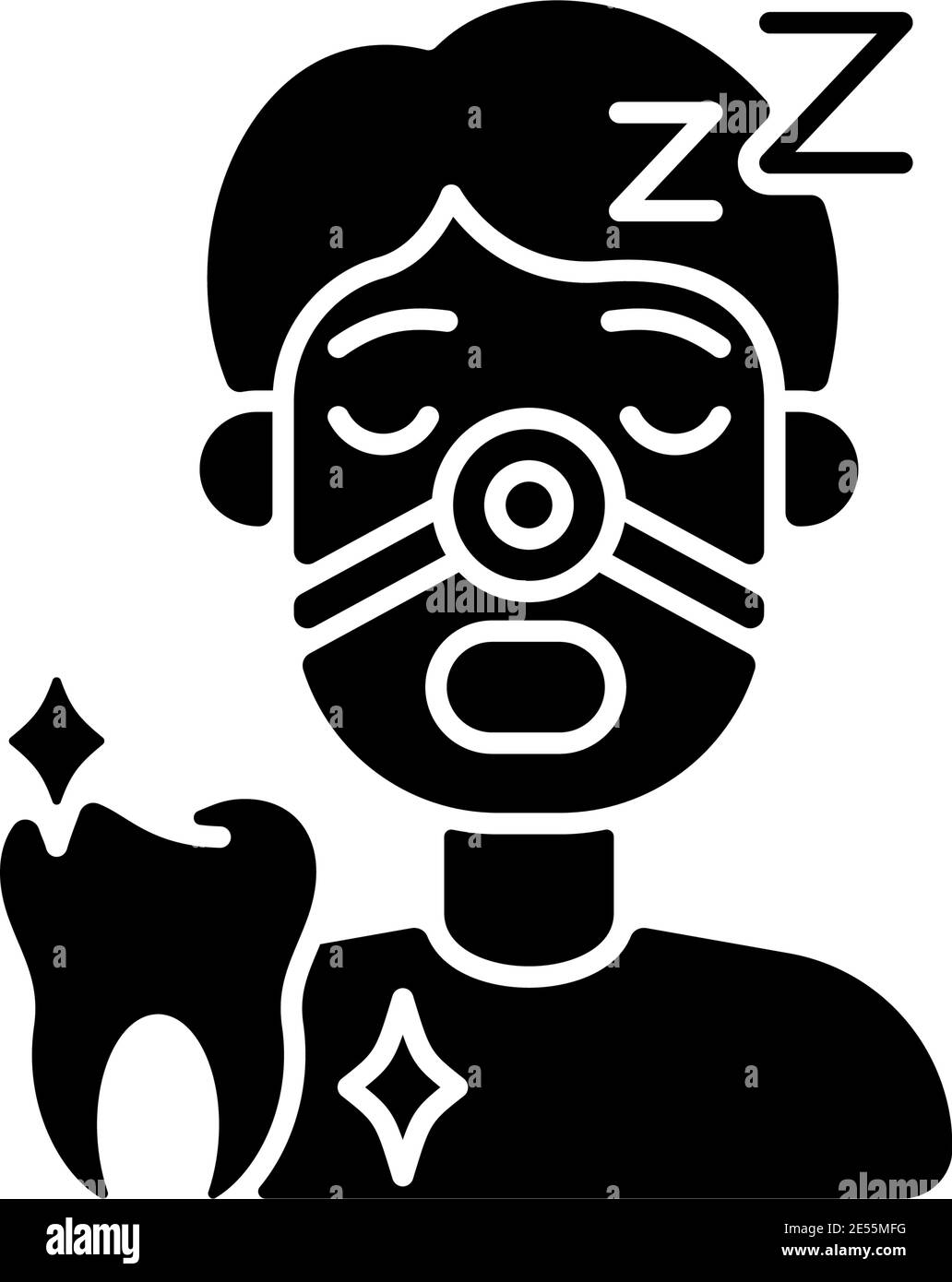 Negative sleeping Cut Out Stock Images & Pictures - Alamy