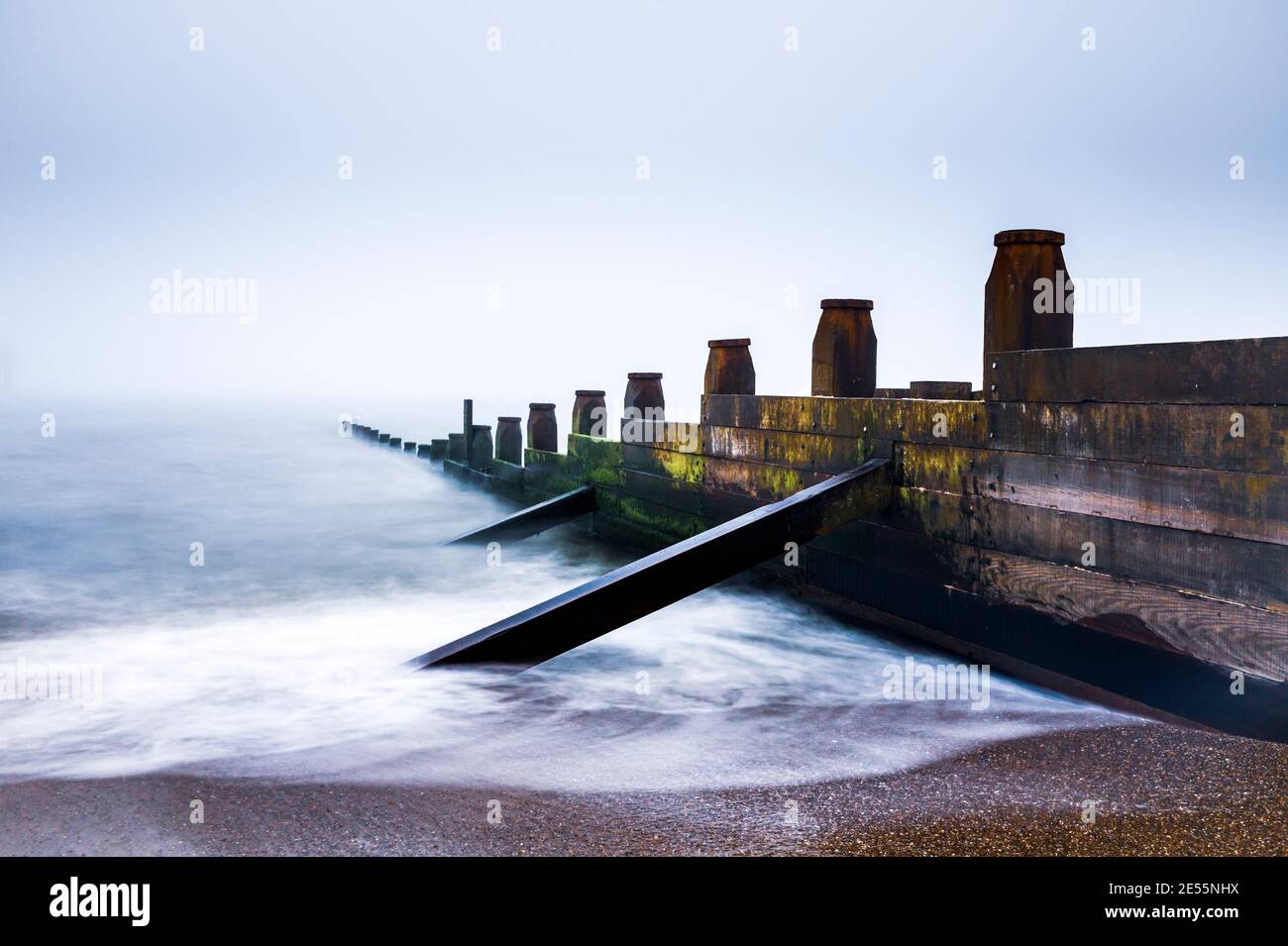 Timber breakwater hi-res stock photography and images - Alamy