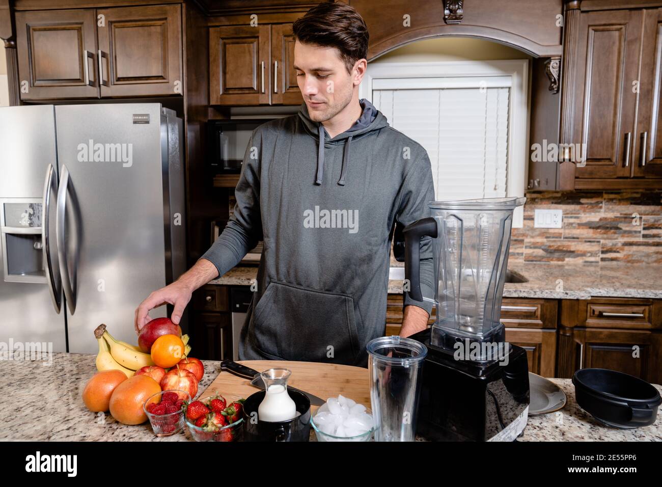 Getting ready to cook Stock Photo - Alamy