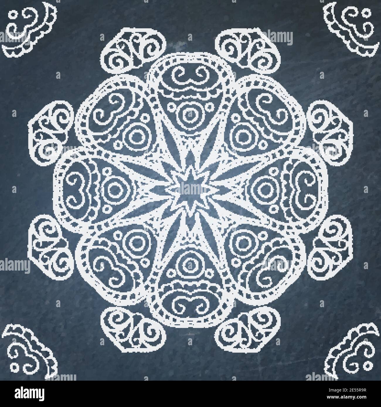Mandala chalk drawing hi-res stock photography and images - Alamy